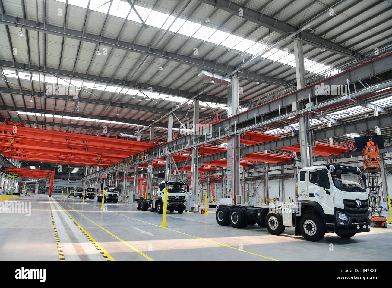 ANQING, CHINA - JULY 9, 2022 - A view of Foton LOXA headquarters and ...