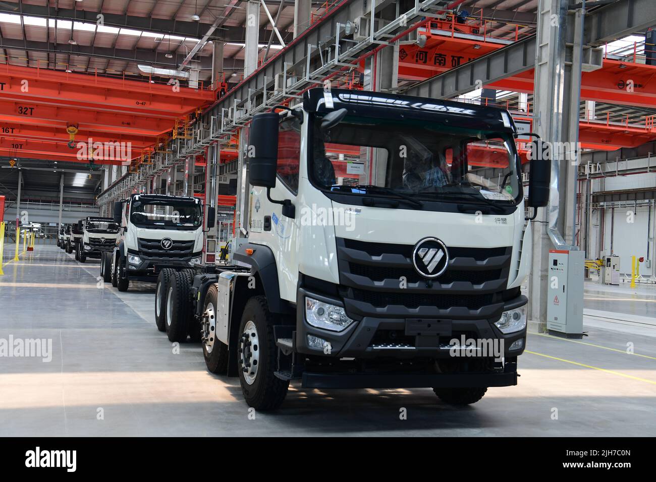 ANQING, CHINA - JULY 9, 2022 - A view of Foton LOXA headquarters and ...
