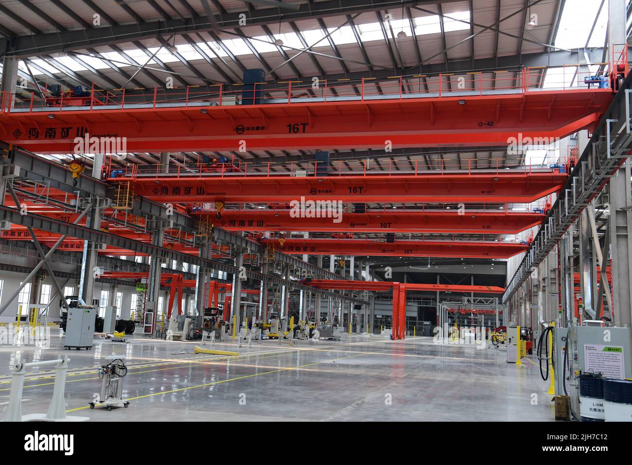 ANQING, CHINA - JULY 9, 2022 - A view of Foton LOXA headquarters and ...