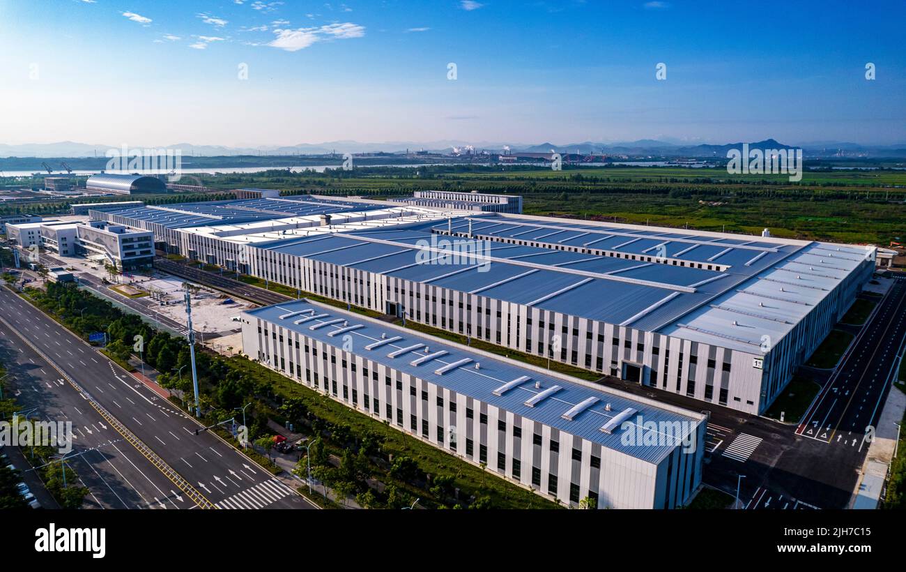 ANQING, CHINA - JULY 9, 2022 - A view of Foton LOXA headquarters and ...