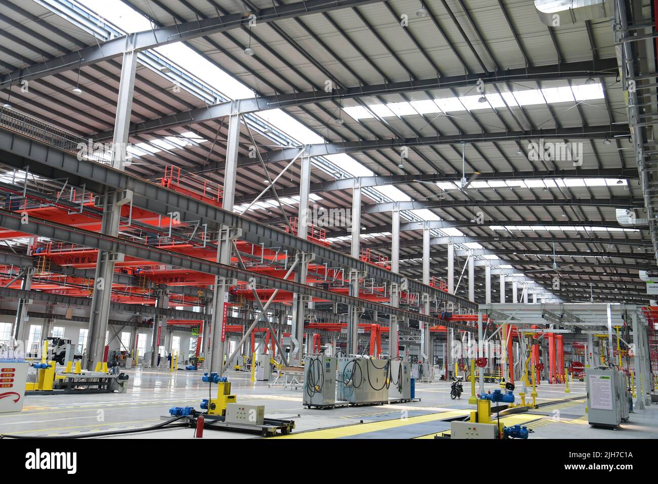 ANQING, CHINA - JULY 9, 2022 - A view of Foton LOXA headquarters and ...