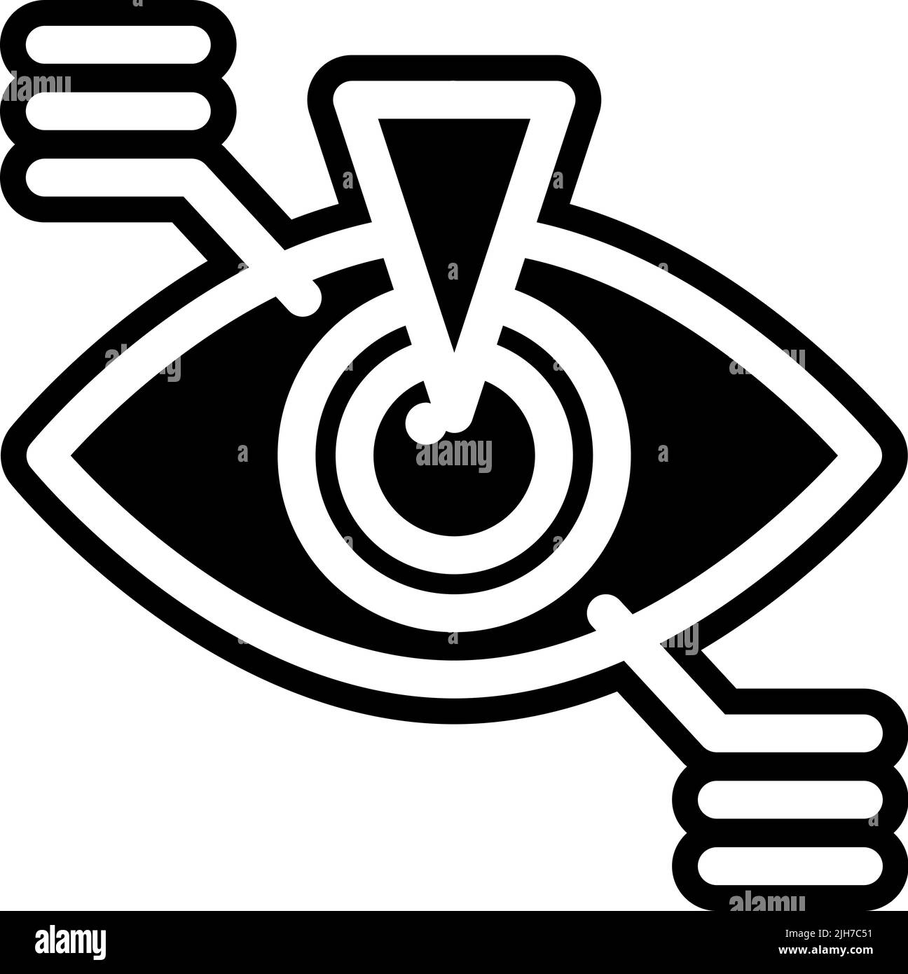 Artificial intelligence monitoring icon Stock Vector Image & Art - Alamy