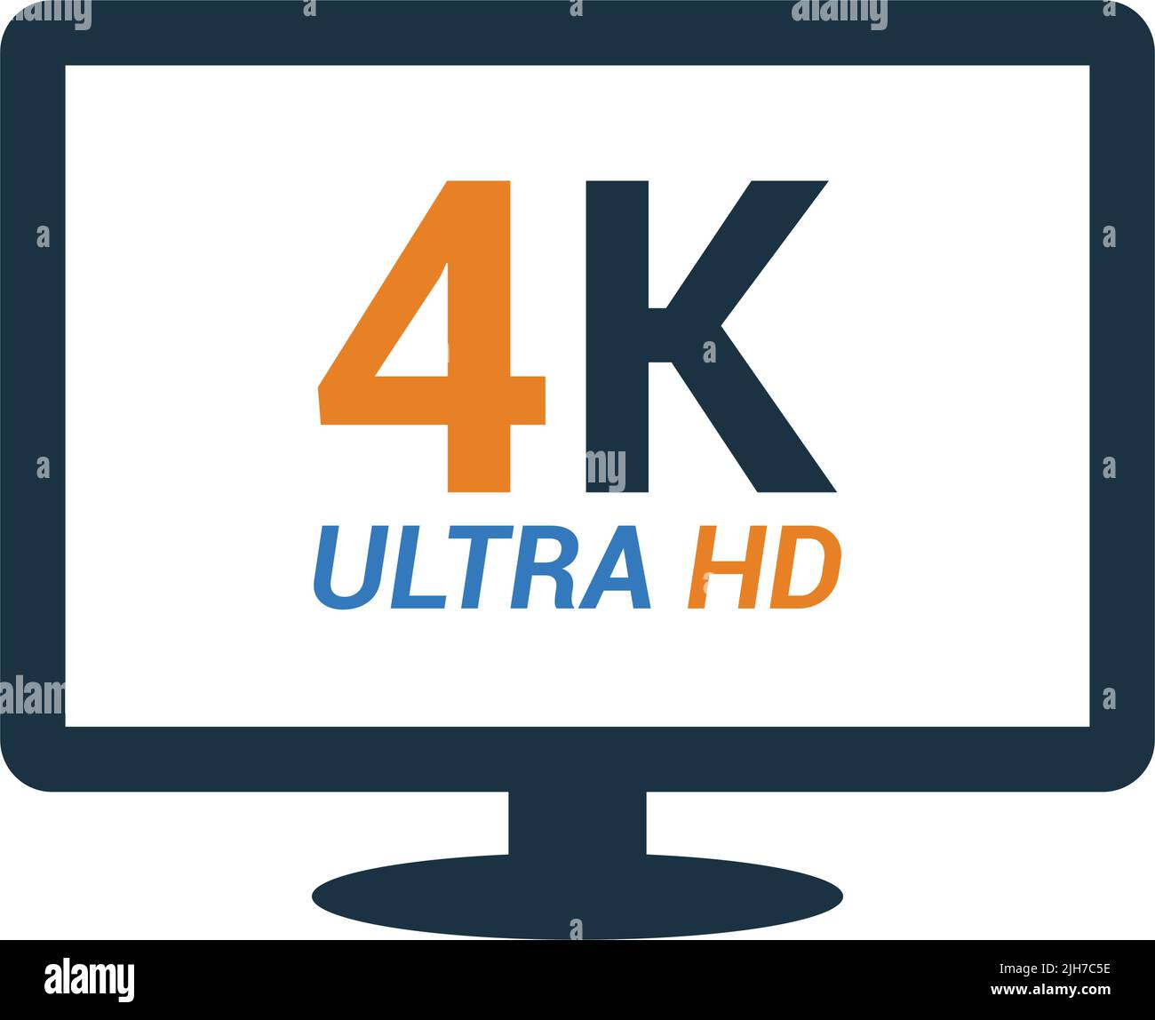 4k, hd, monitor, tv icon - Use for commercial purposes, print media ...