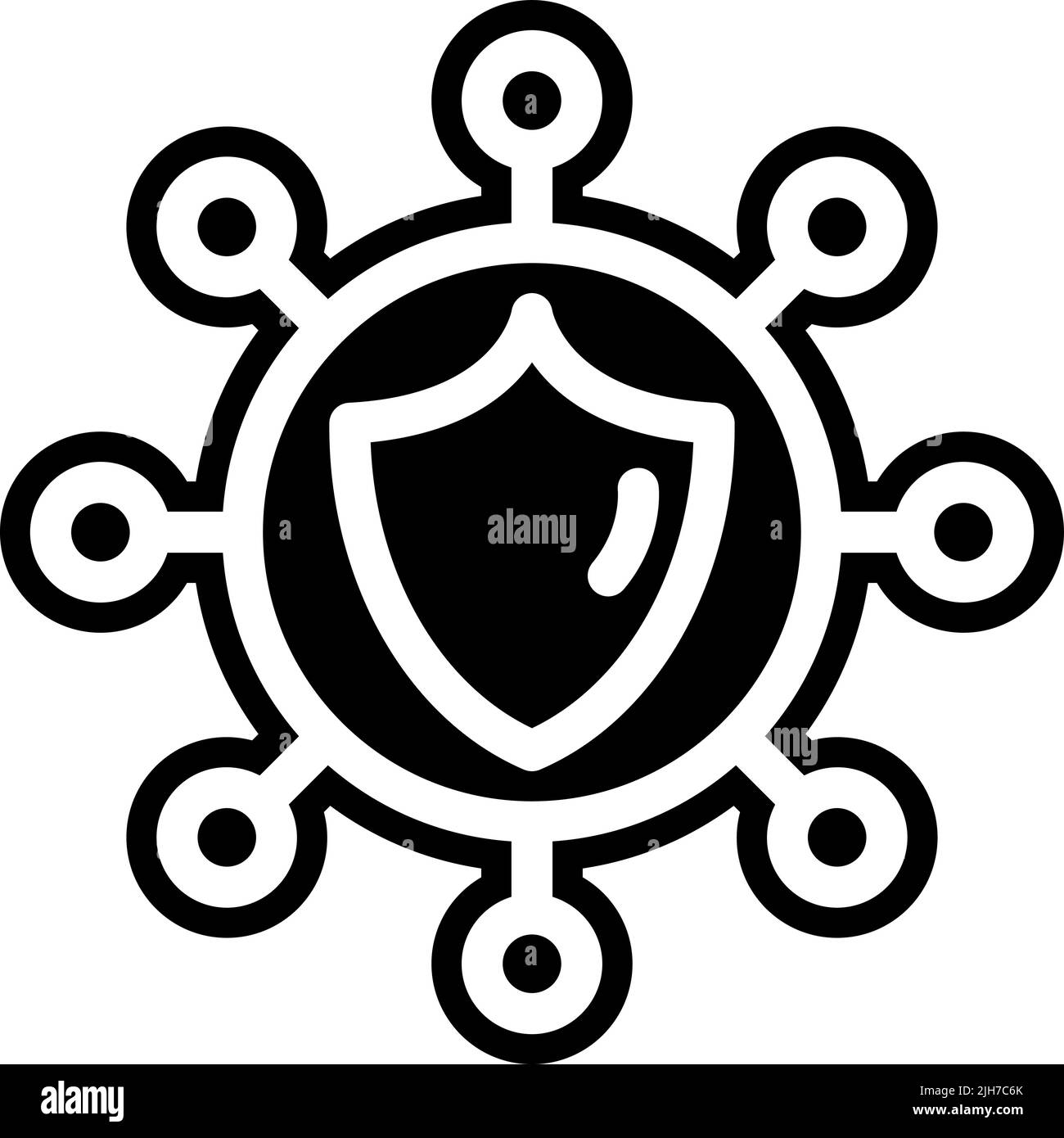 Artificial intelligence protection icon Stock Vector Image & Art - Alamy