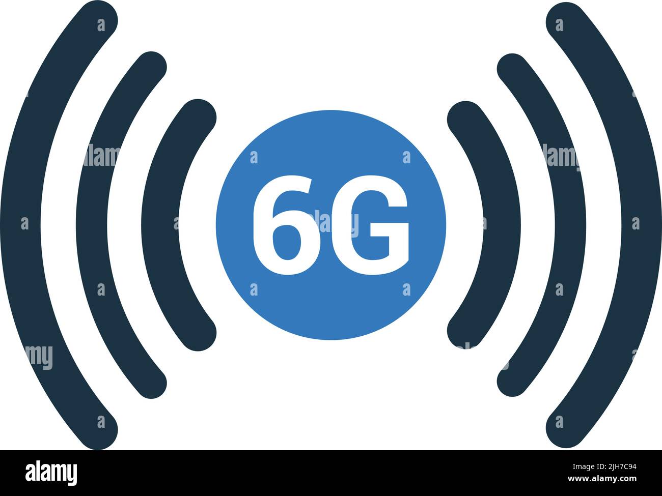 6g, communication, network, wireless icon - Use for commercial purposes, print media, web or any ...