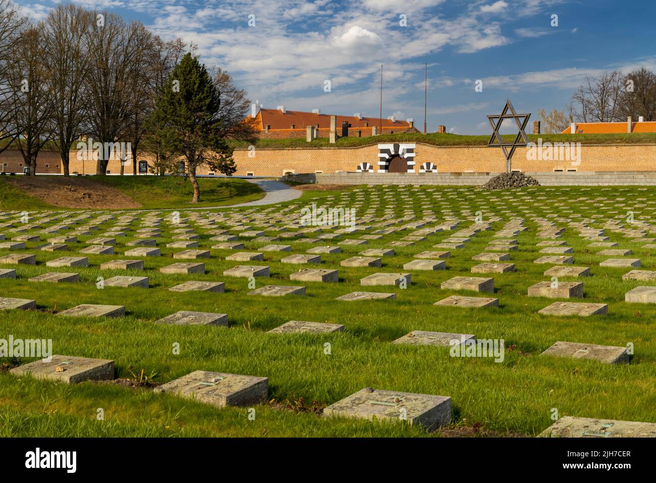 Small fortress and memorial to victims 2nd World War, Terezin, Northern ...