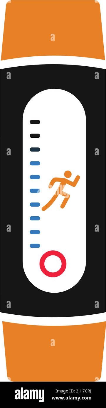 Activity, exercise, health, tracker icon is isolated on white ...