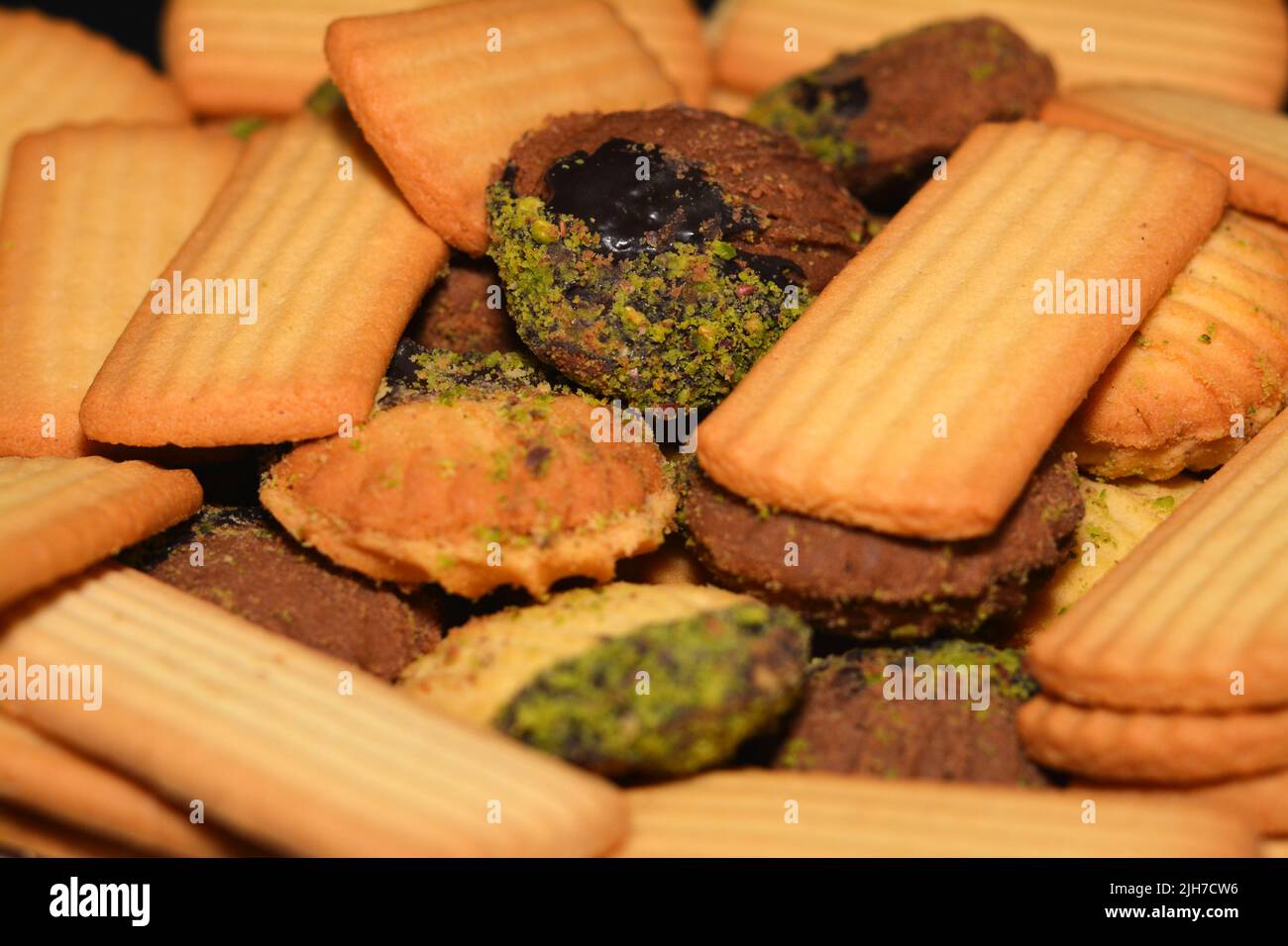Traditional Arabic cookies for celebration of Islamic holidays of El ...
