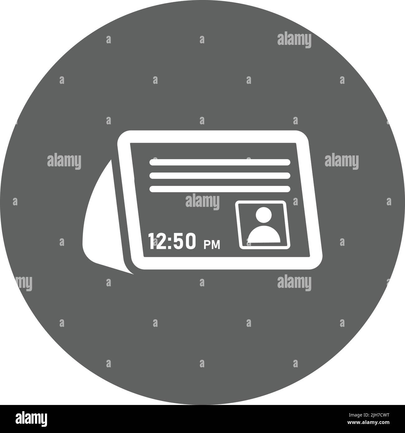 Amazon echo show Stock Vector Images - Alamy