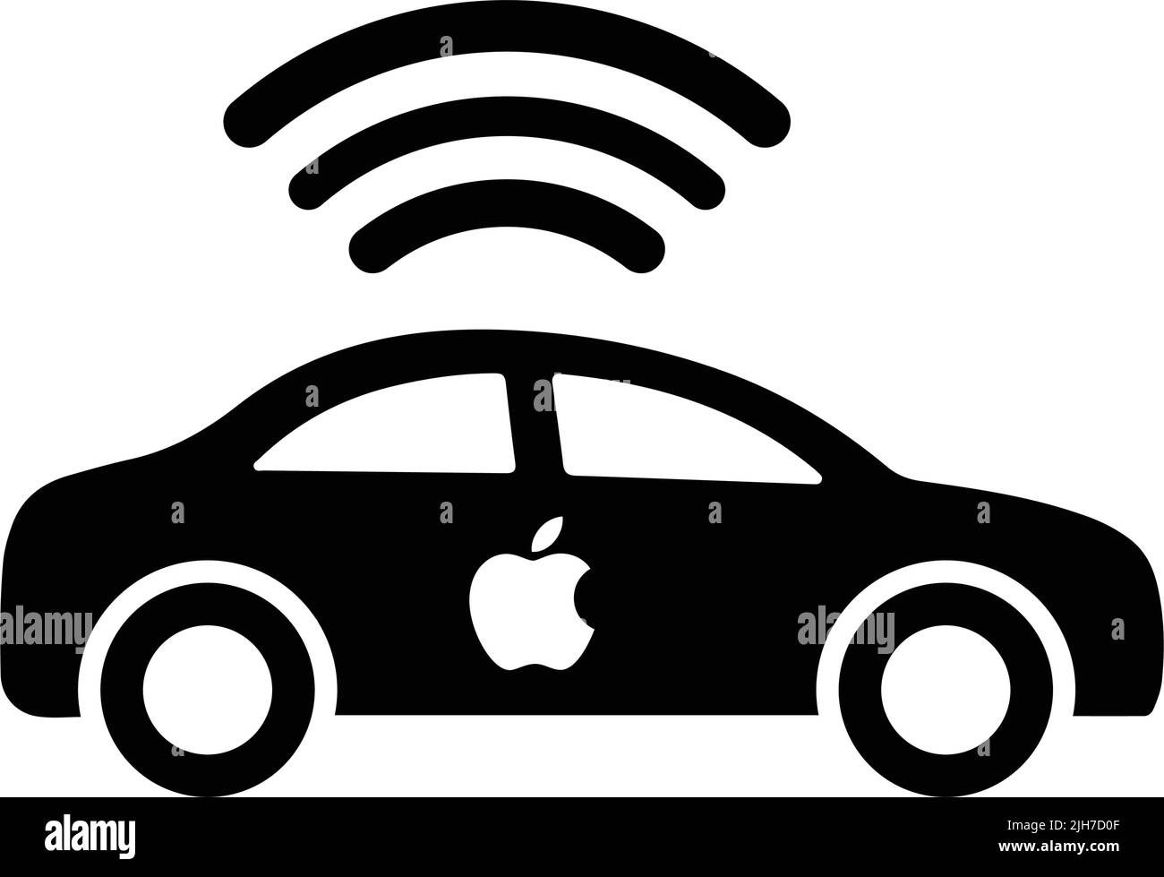 Autonomous vehicle icon vector vectors hi-res stock photography and ...