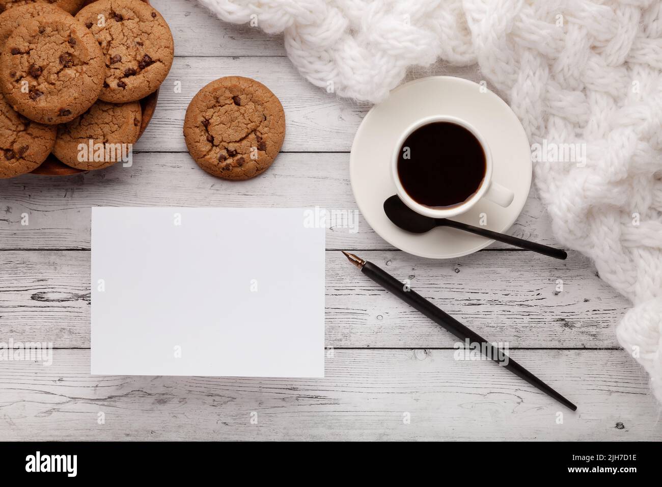 Mockup piece of paper for text Stock Photo - Alamy