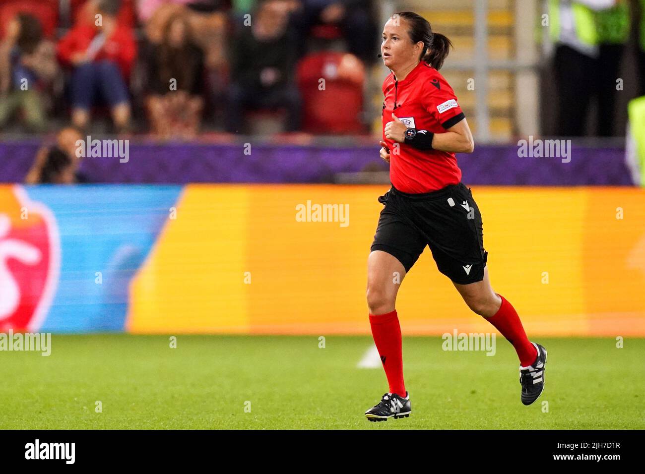 ROTHERHAM, UNITED KINGDOM - JULY 14: Referee Cheryl Foster during the ...