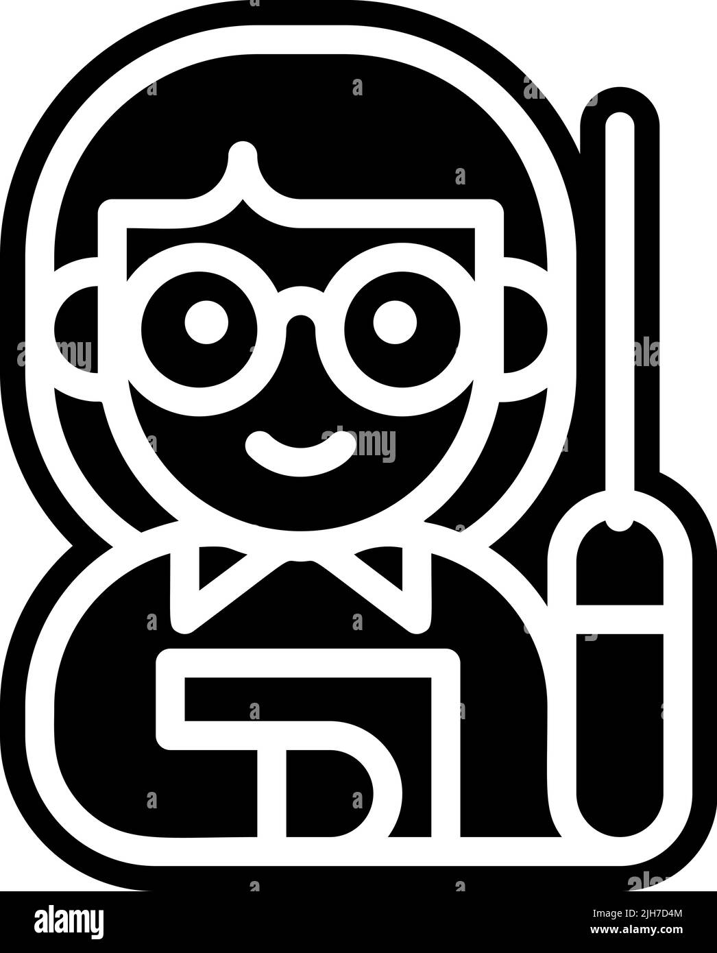 Teacher pencil design back Black and White Stock Photos & Images - Alamy