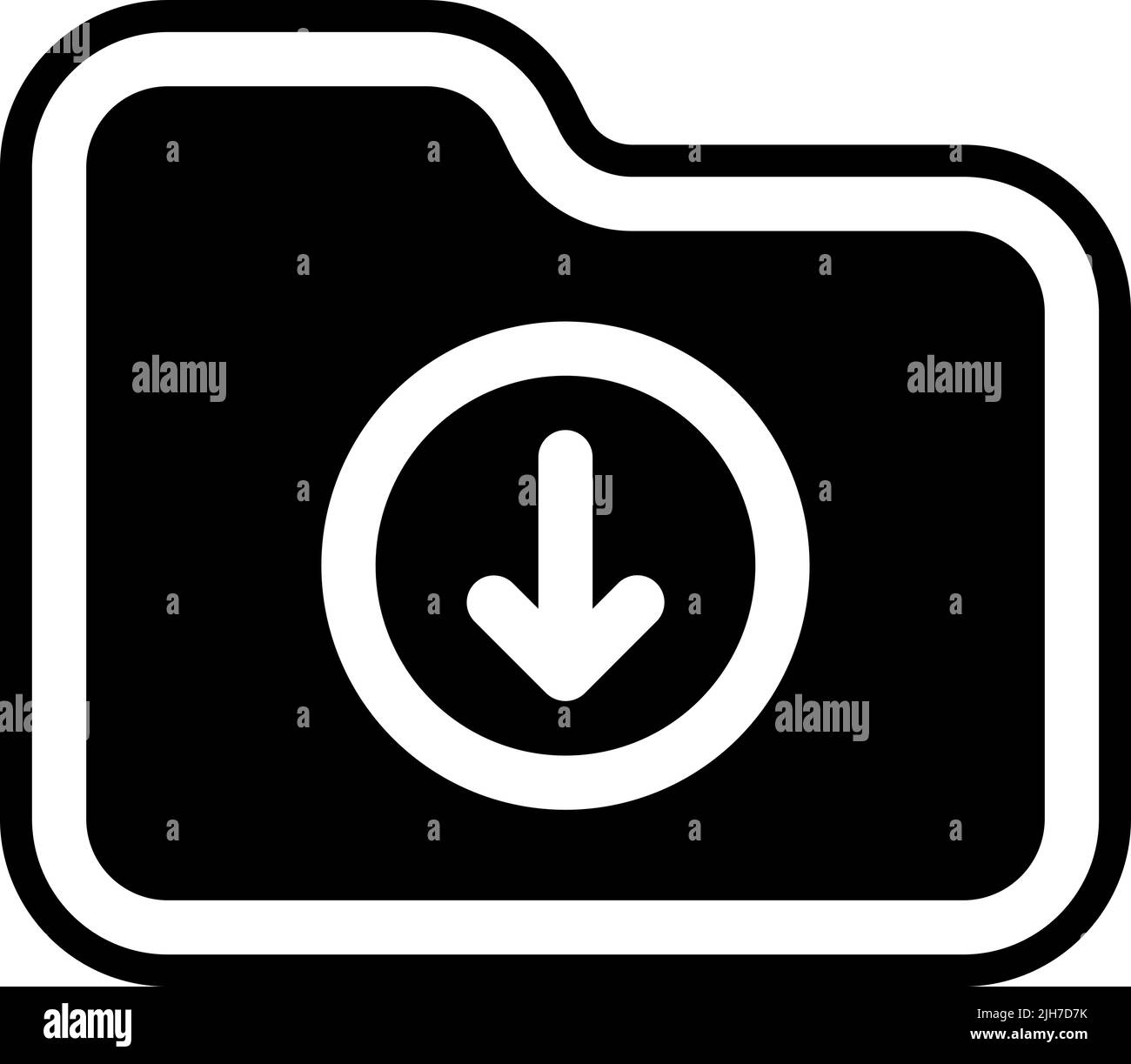 Basic ui folder icon Stock Vector Image & Art - Alamy