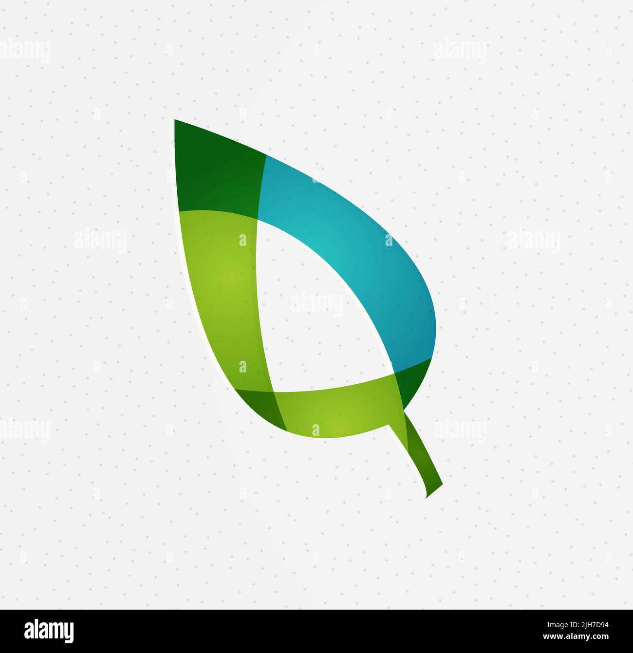 Vector green leaf eco concept Stock Vector Image & Art - Alamy