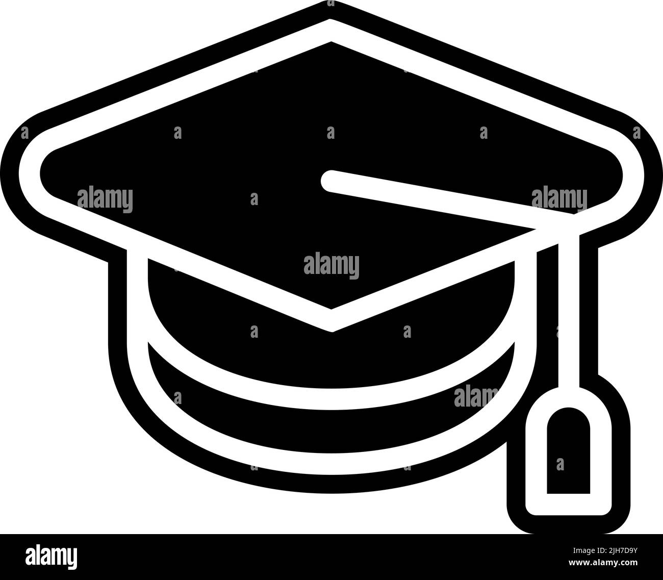 Back to school graduate cap icon Stock Vector Image & Art - Alamy