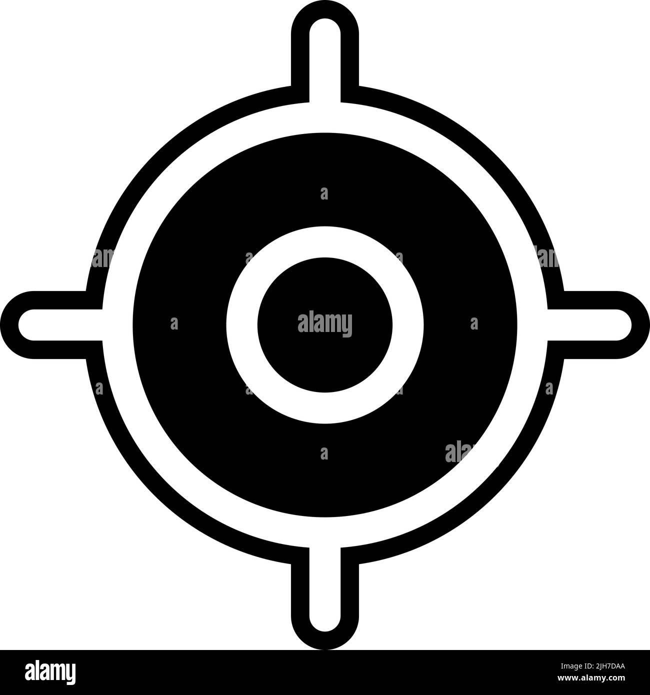 Basic ui target icon Stock Vector Image & Art - Alamy