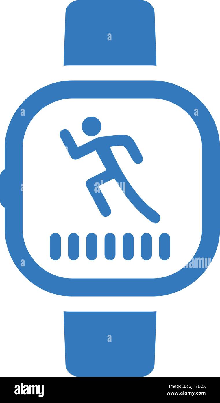Apple, exercise, fitness, wearable icon - Simple editable vector EPS ...