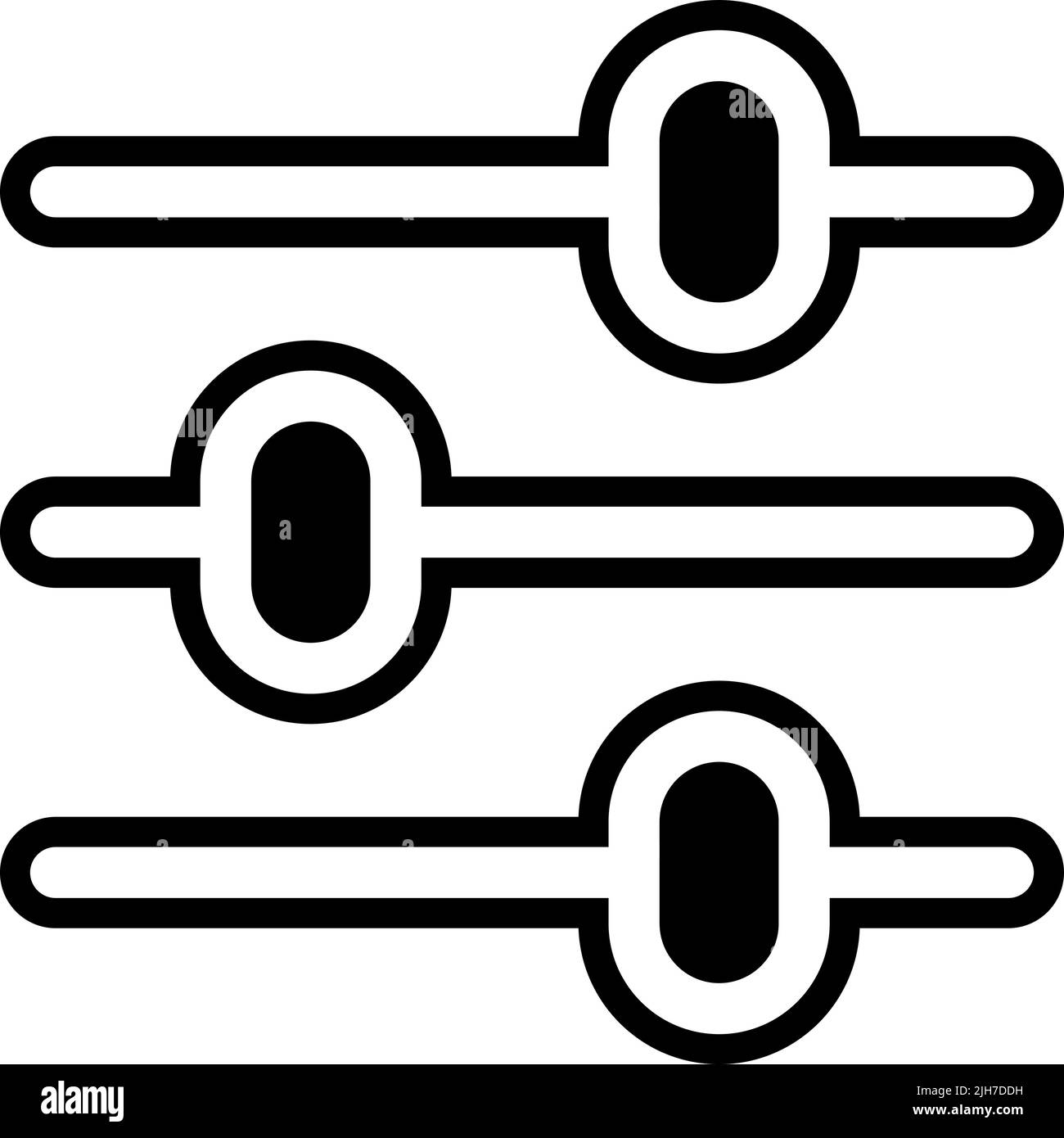 Basic ui slider icon Stock Vector Image & Art - Alamy