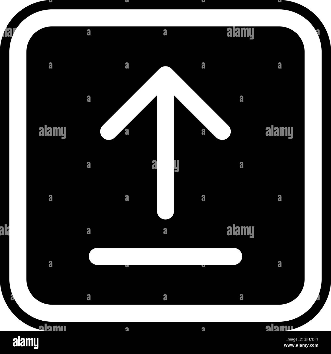 Basic ui upload icon Stock Vector Image & Art - Alamy