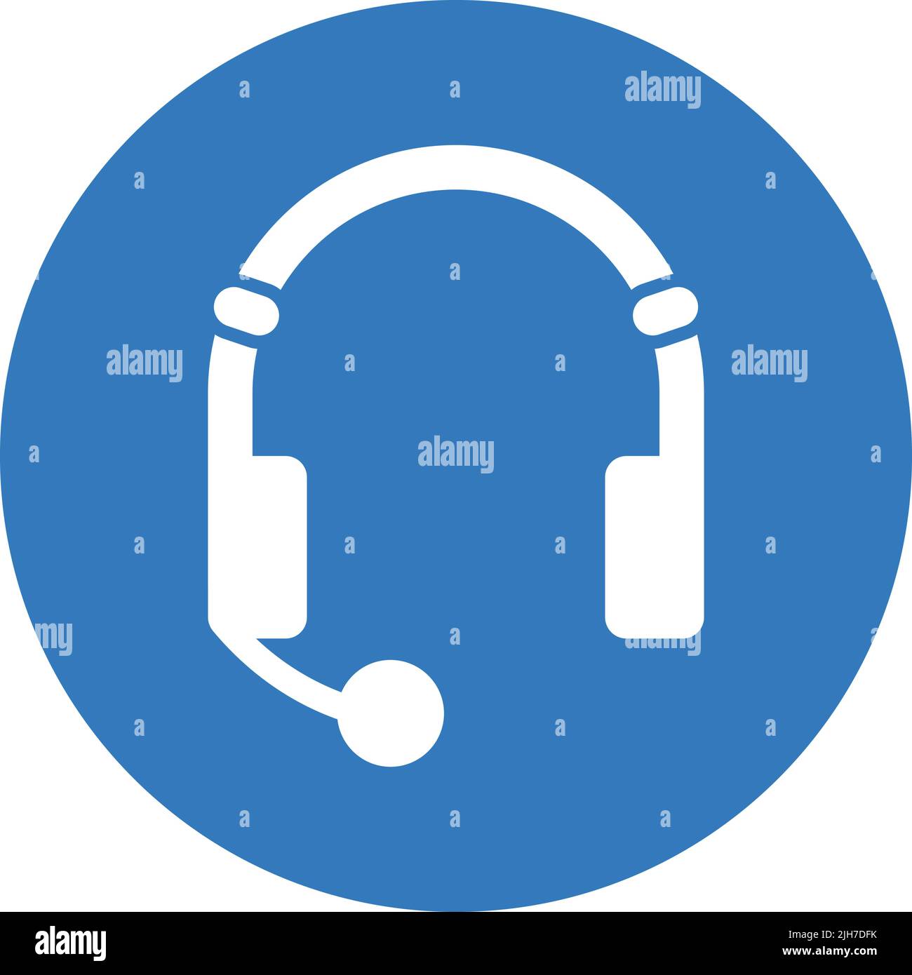 Audio, headphone icon - Simple editable vector EPS file Stock Vector ...