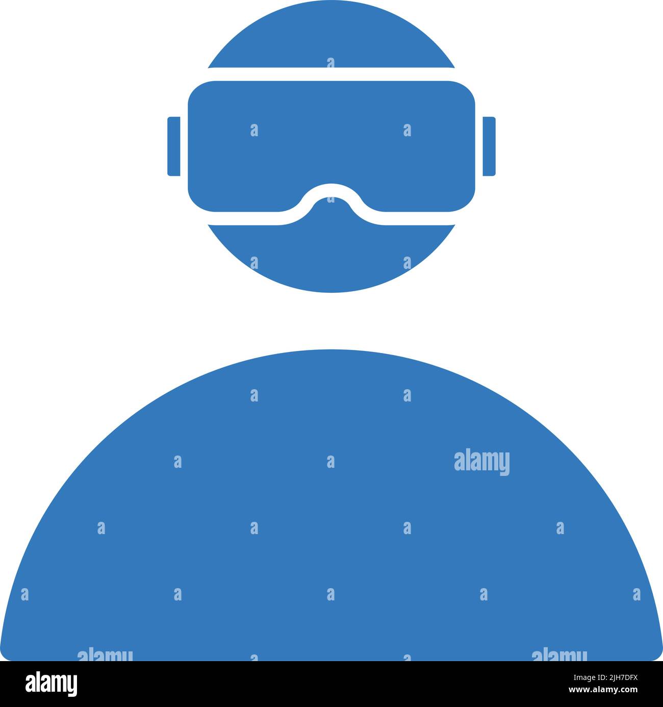Augmented, virtual reality, vr icon - Simple editable vector EPS file ...