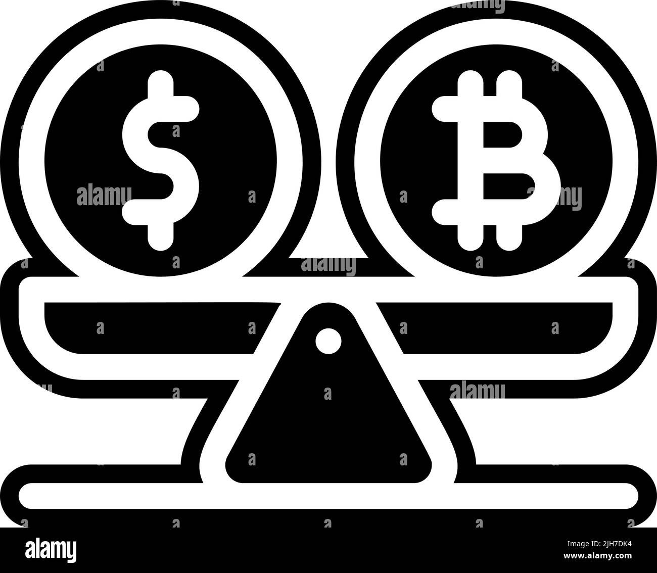 Bitcoin balance icon Stock Vector Image & Art - Alamy