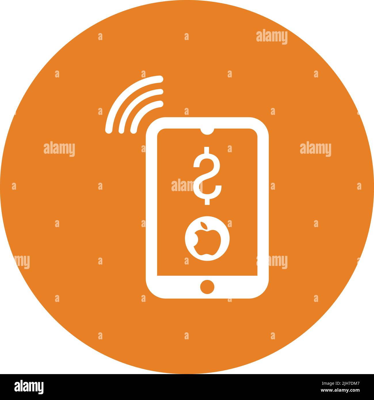 Apple, mobile, pay, payments icon - Simple editable vector EPS file ...