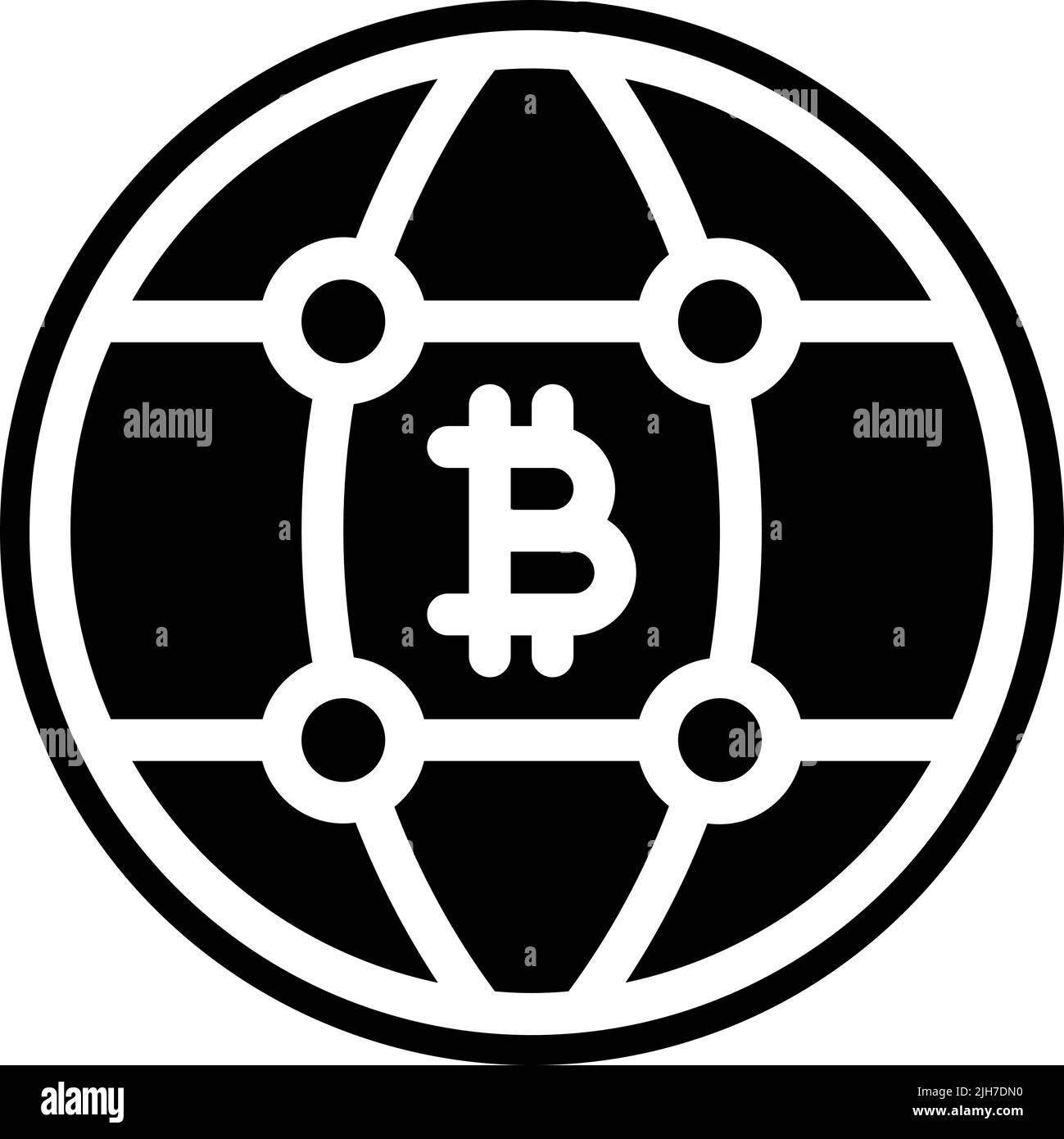 Bitcoin virtual currency trading Black and White Stock Photos & Images ...