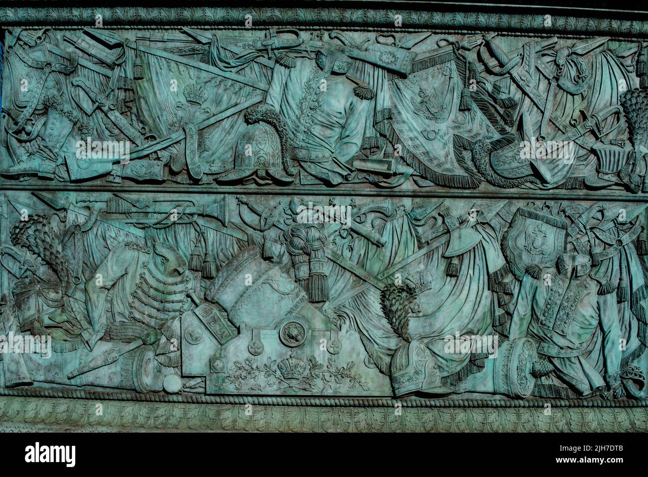 Colonne Vendôme, monument parisien situé au centre de la place du même ...