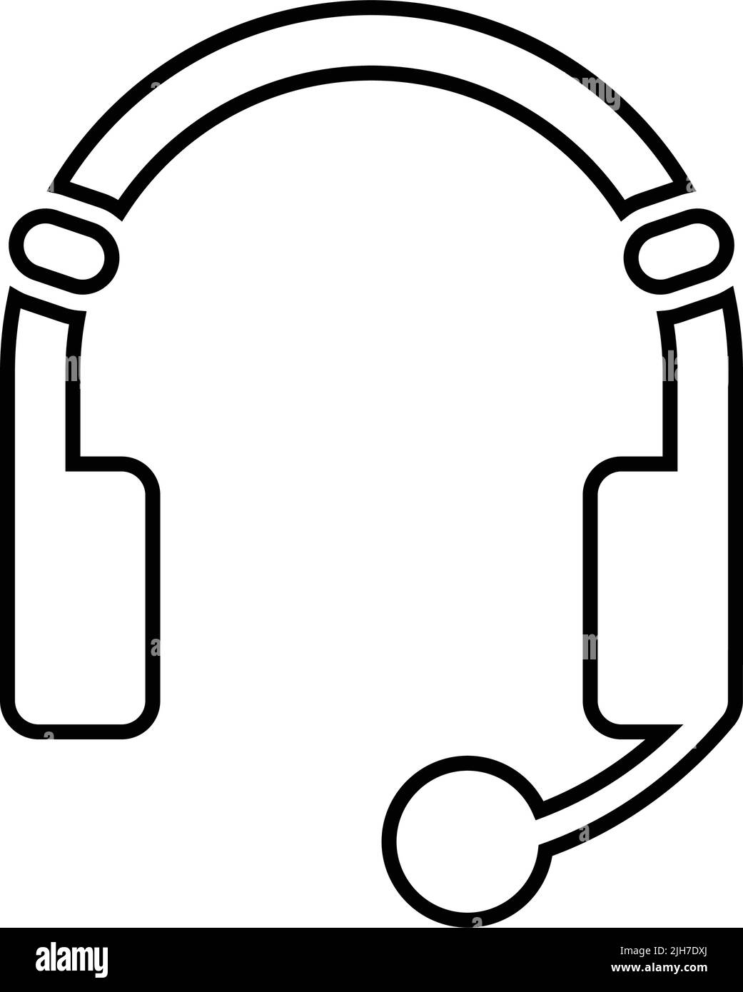 Audio, headphone icon - Simple editable vector EPS file Stock Vector ...