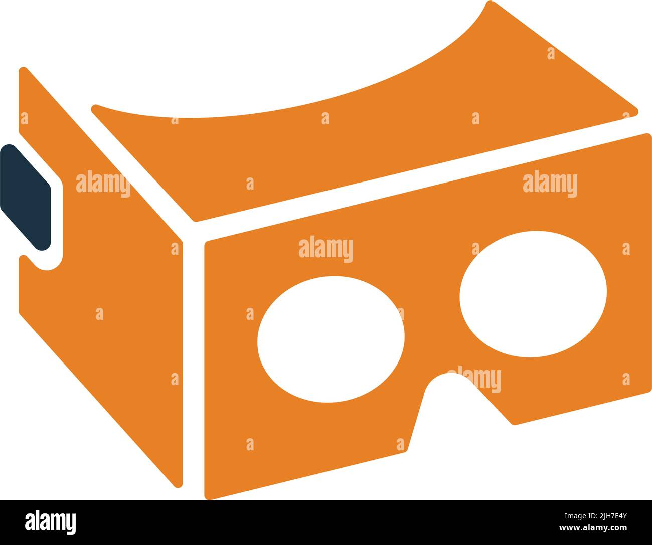 Google cardboard isolated Stock Vector Images - Alamy