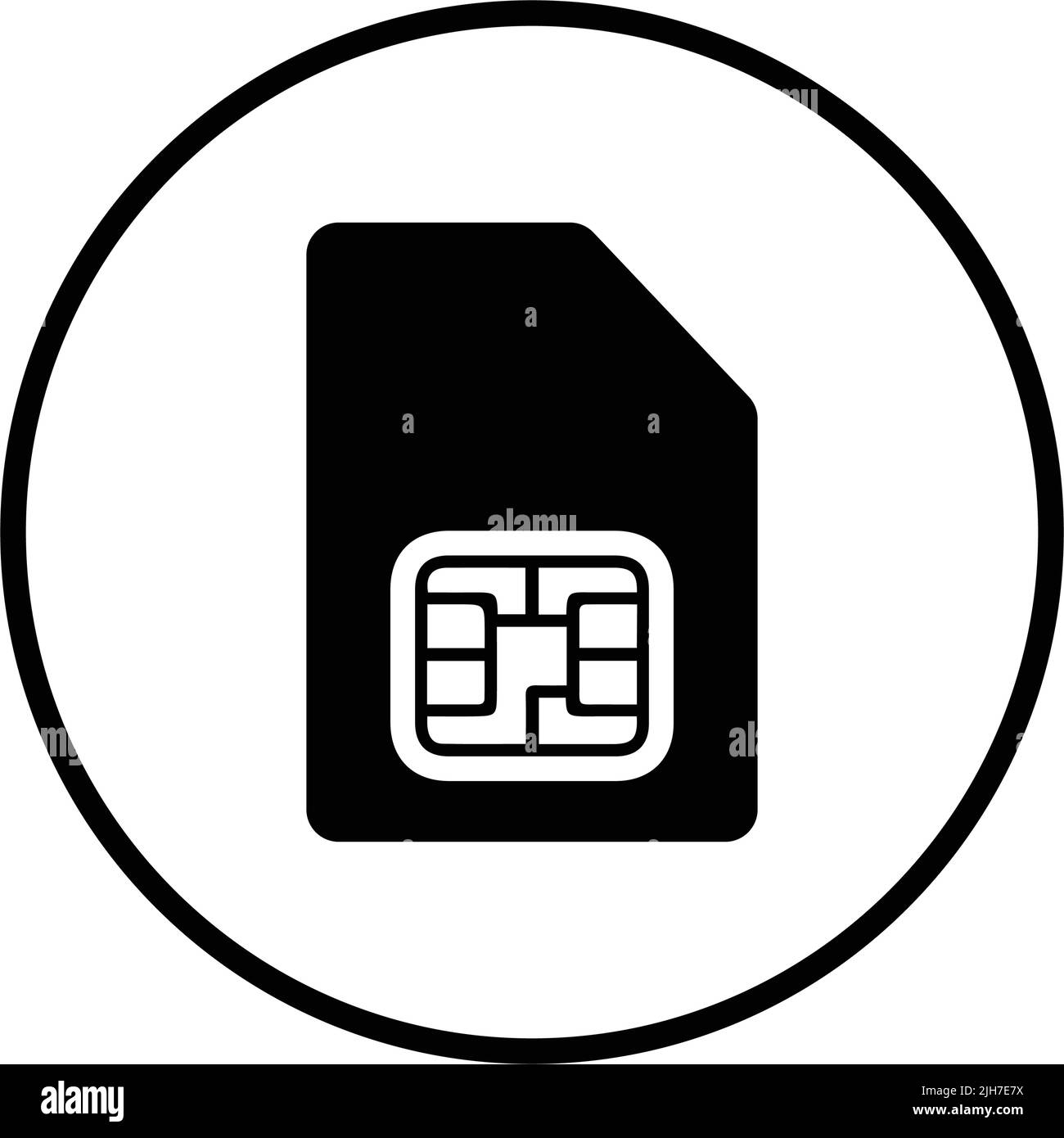 Security identity module Stock Vector Images - Alamy