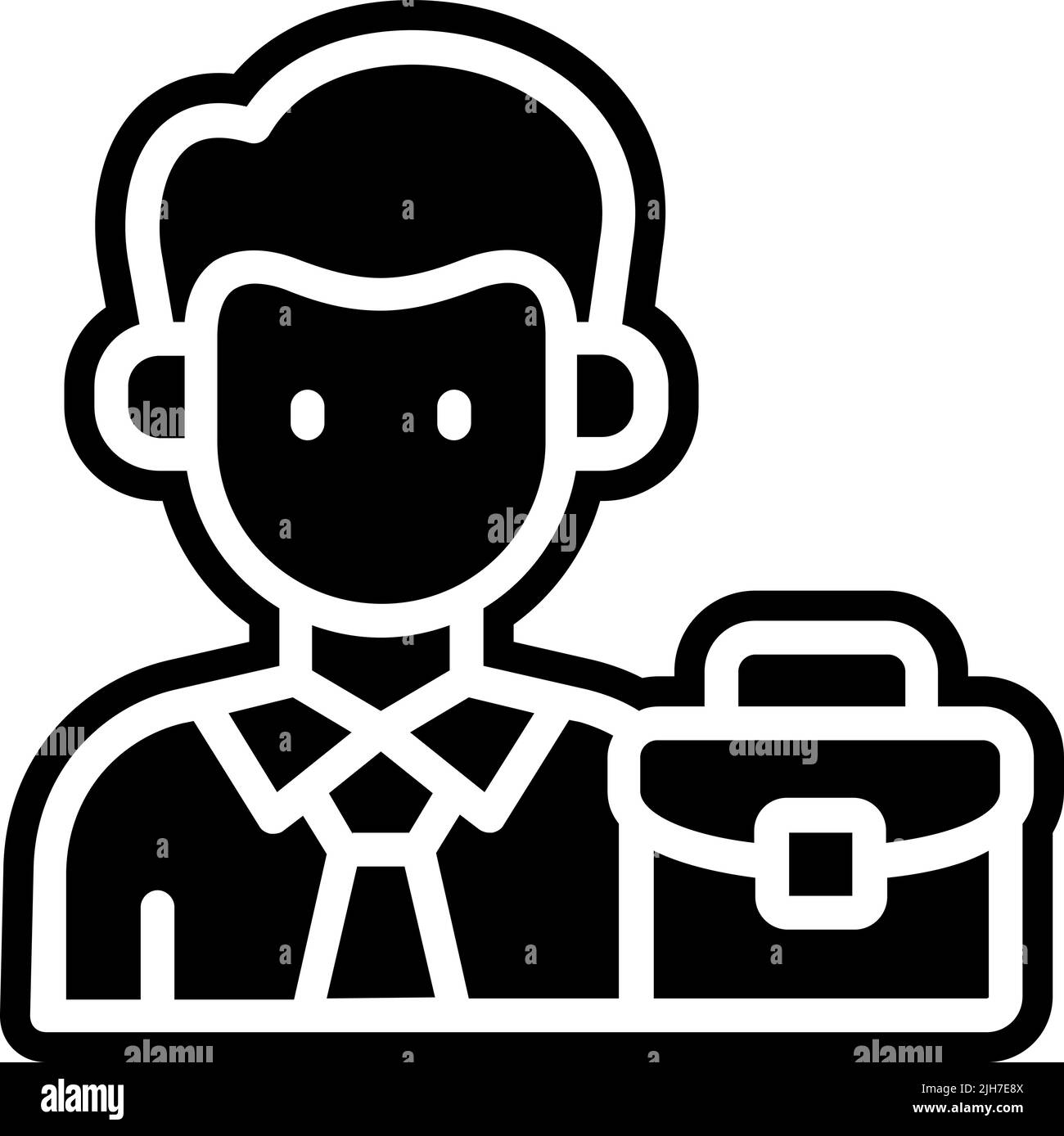 Business businessman icon Stock Vector Image & Art - Alamy