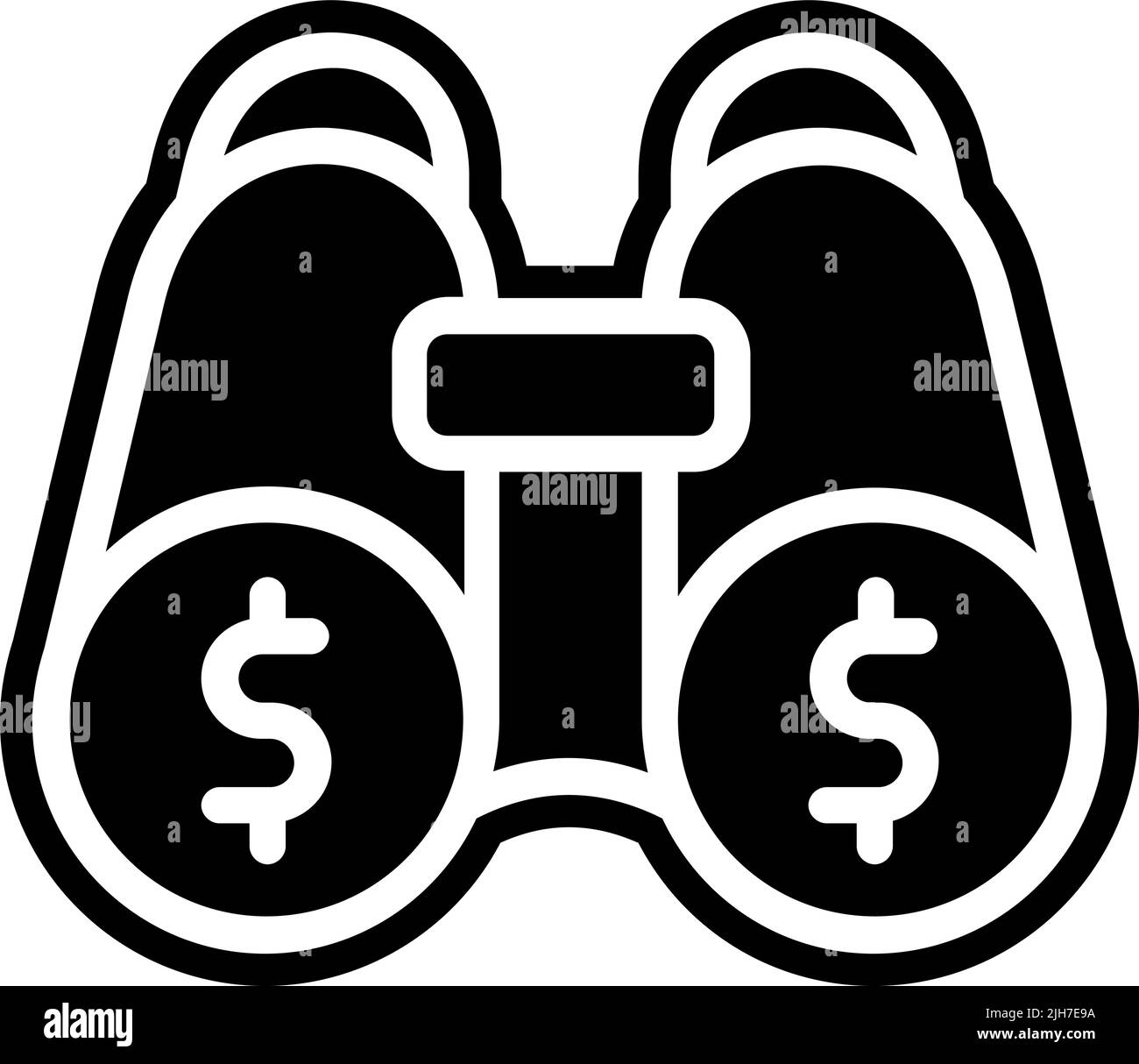 Binocular vision telescope Black and White Stock Photos & Images - Alamy