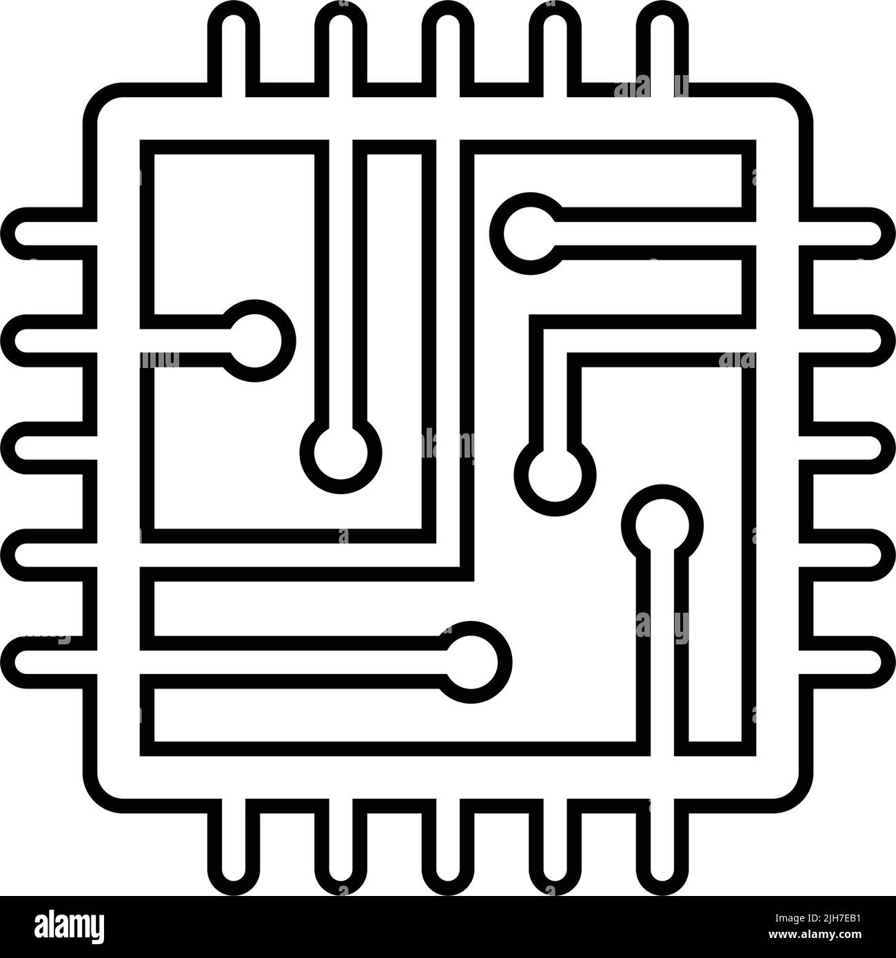 processor, cheap icon is isolated on white background. Use for graphic ...