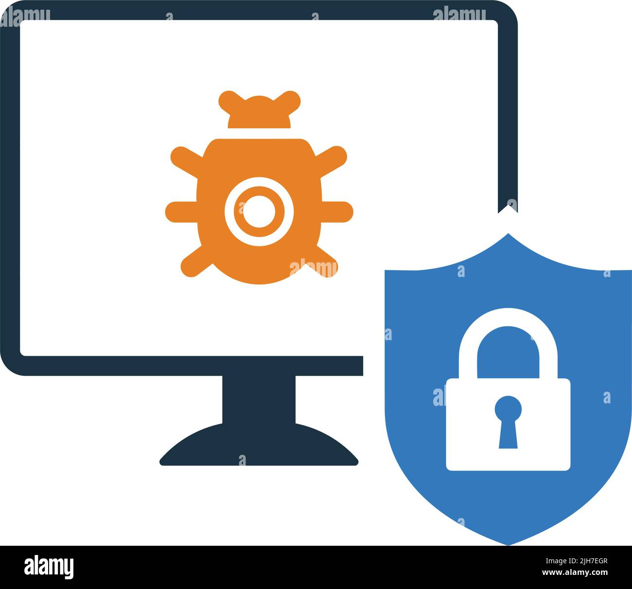 Locked computer screen with ransomware hi-res stock photography and ...