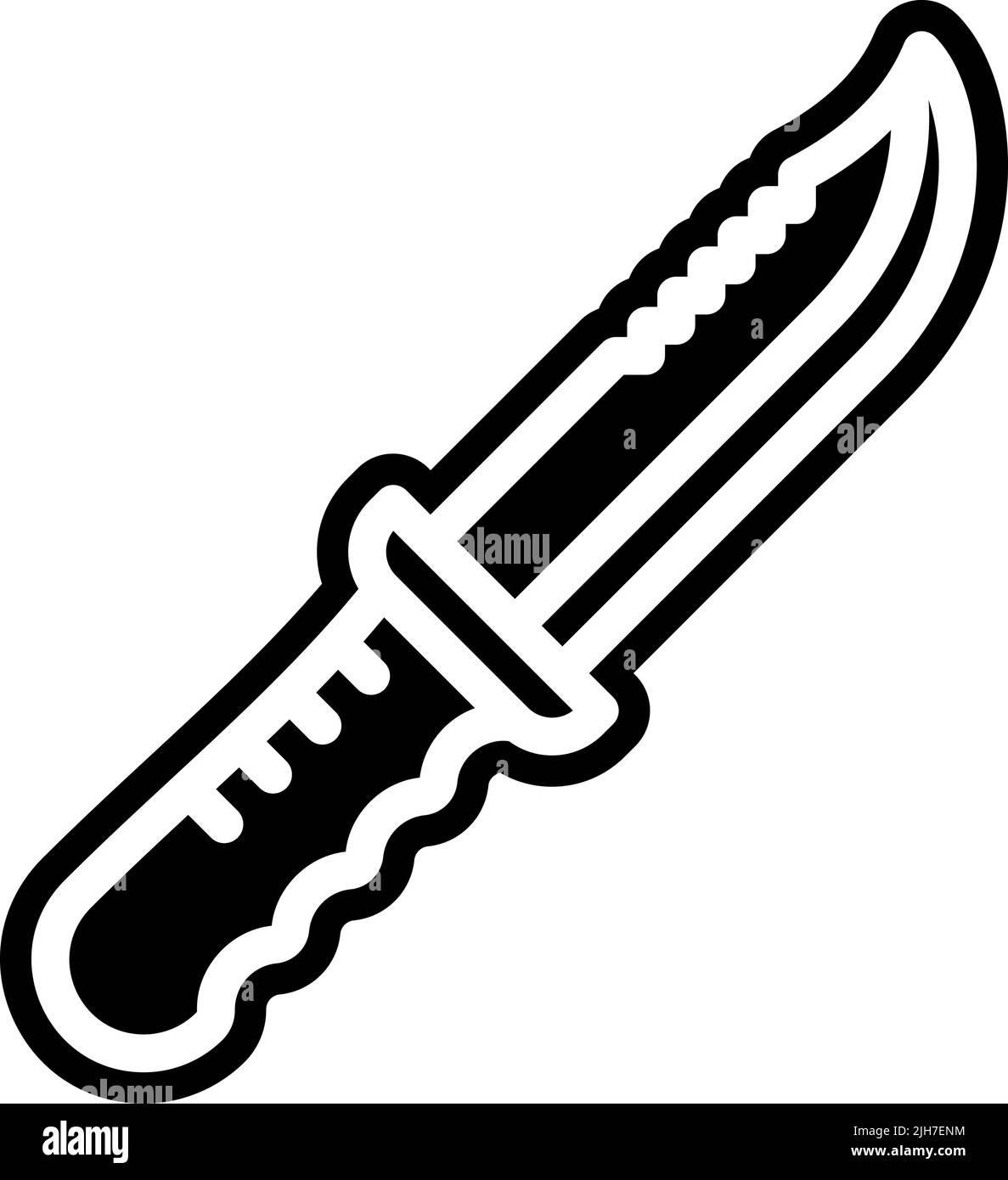 Steel knife camping cartoon hi-res stock photography and images - Alamy