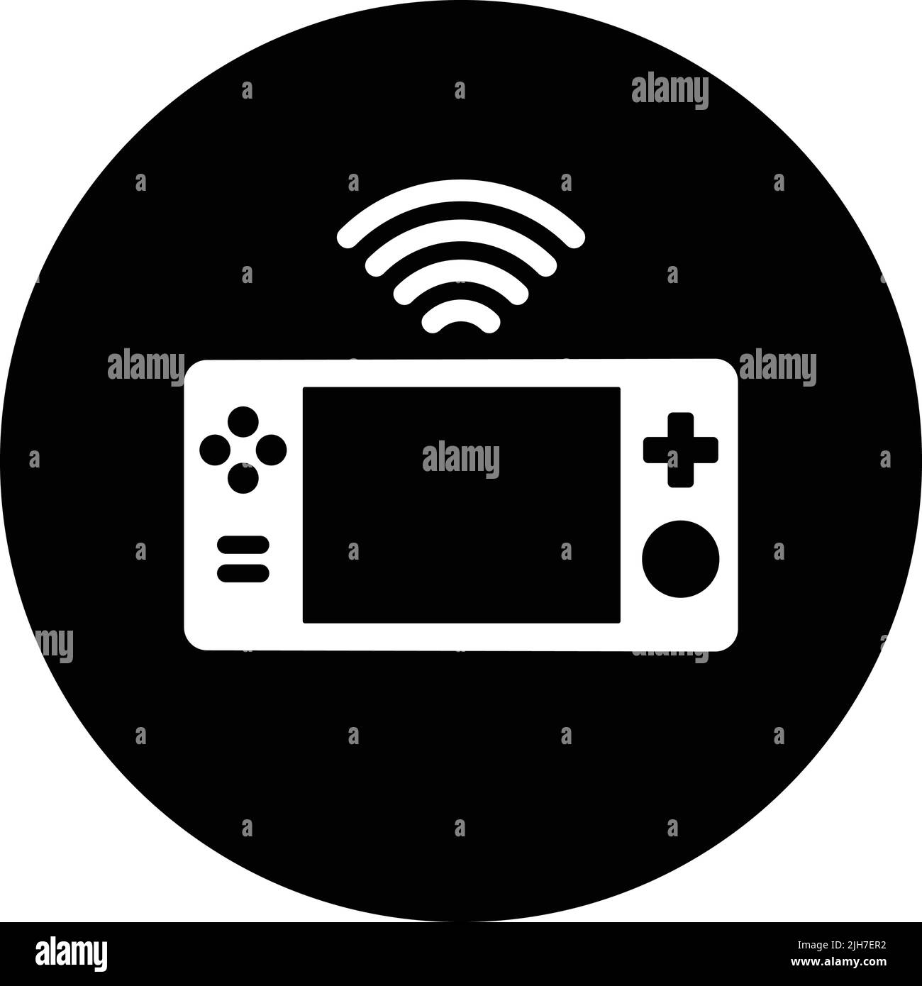 Console, gaming, portable, video icon - Simple editable vector EPS file Stock Vector Image & Art ...