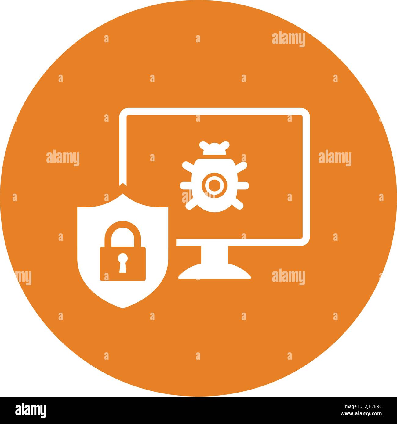 Locked computer screen with ransomware hi-res stock photography and ...