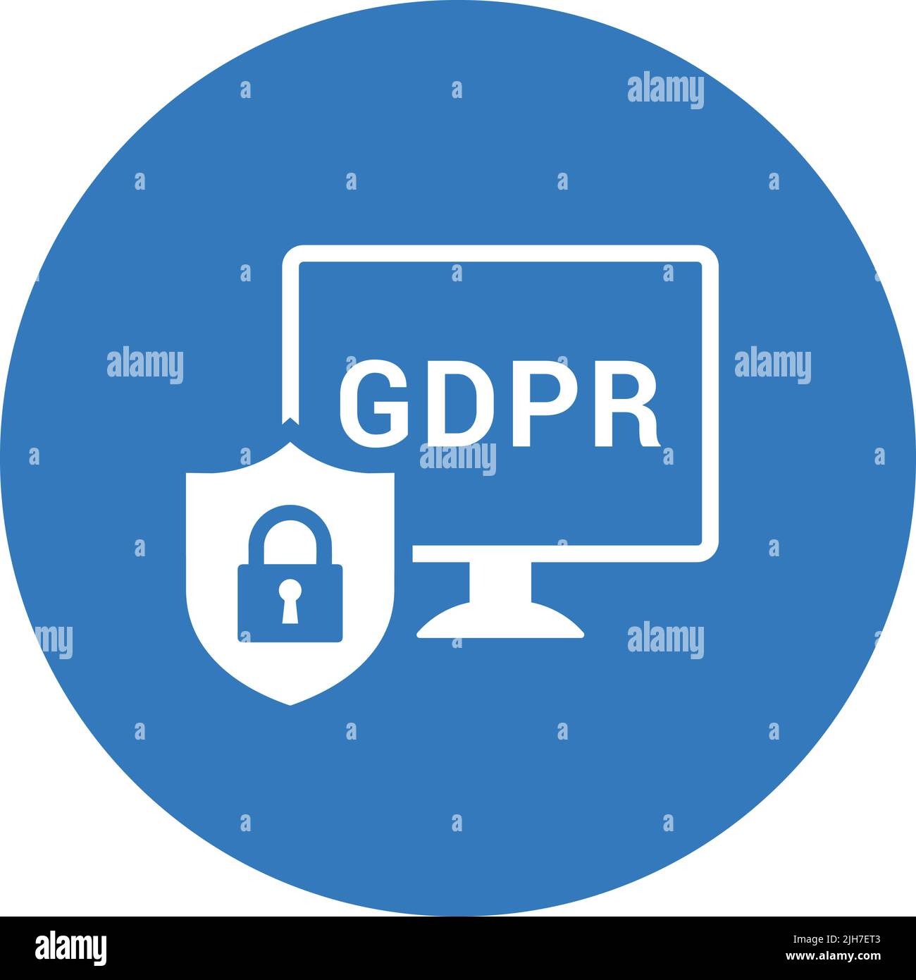 Data, privacy, protection, regulation icon - Simple editable vector EPS ...