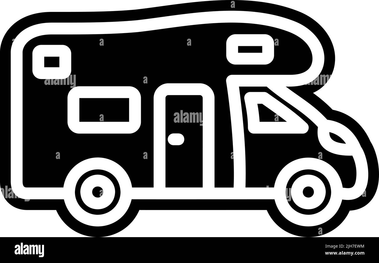 Camping motorhome icon Stock Vector Image & Art - Alamy