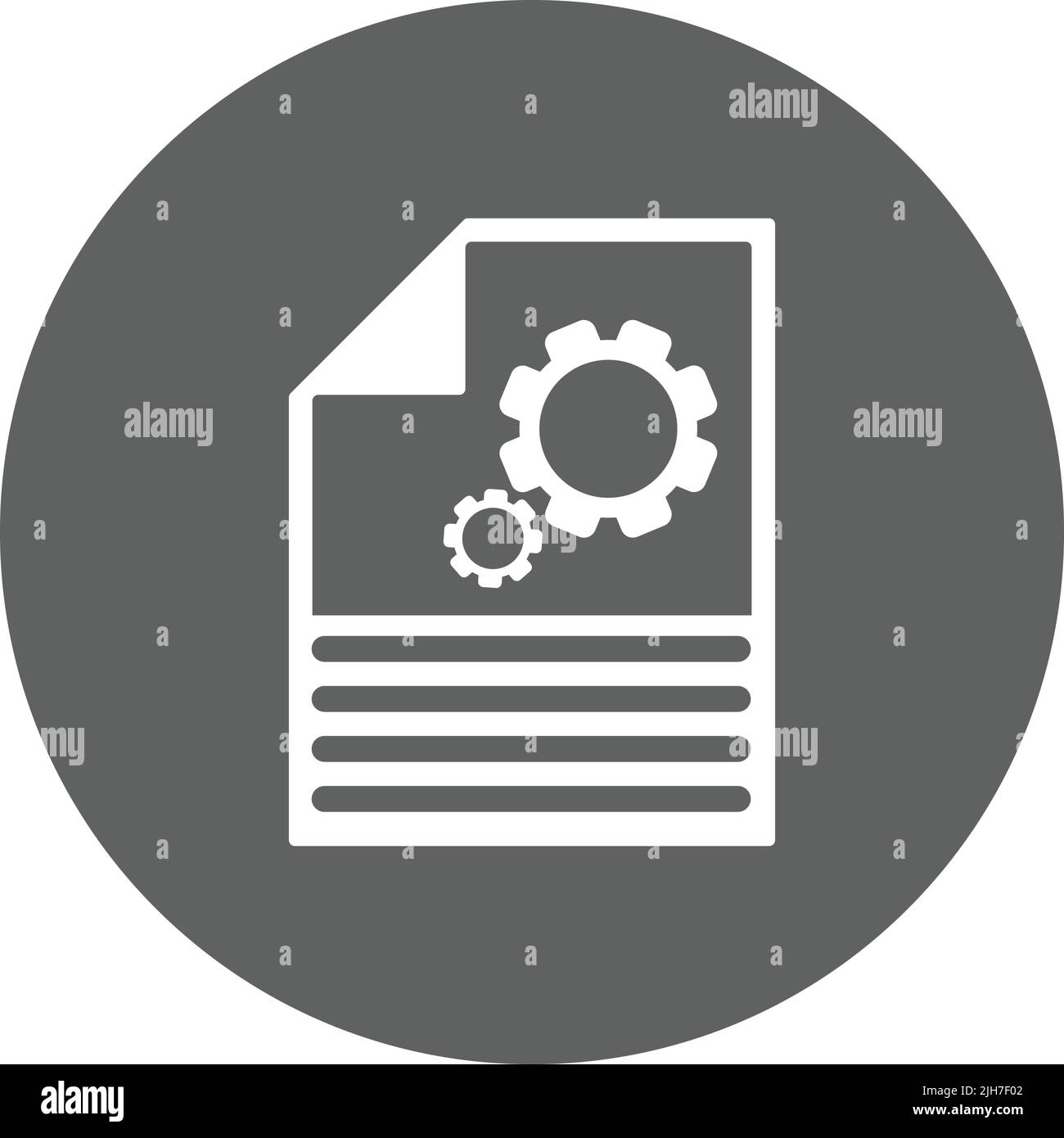 Document File Configuration Icon Vector Eps File Perfect Use For