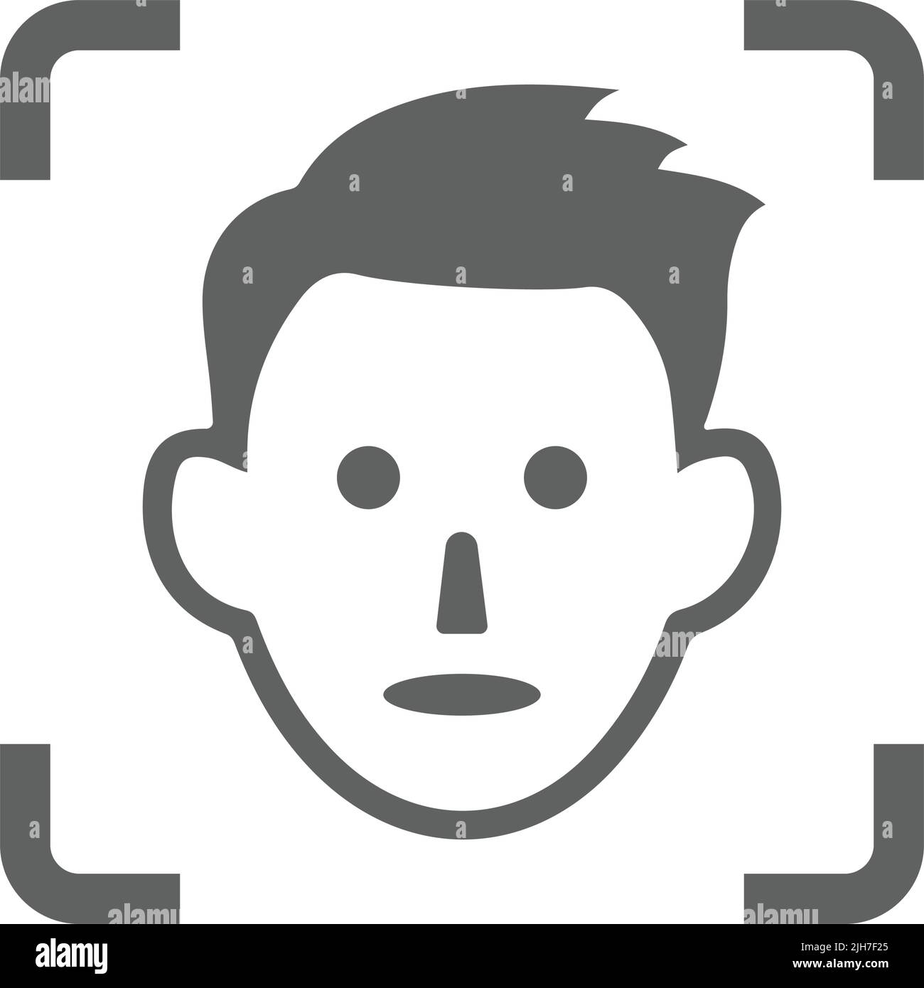 Face, unlock, scan icon - Perfect use for designing and developing ...