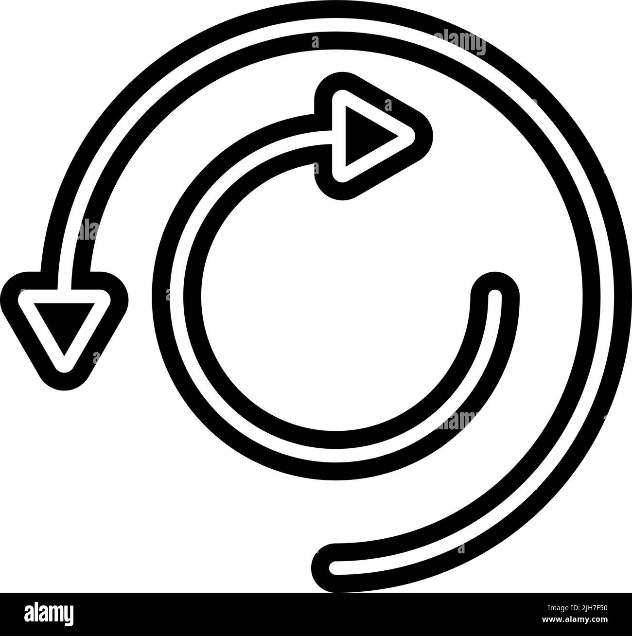 Business replay icon Stock Vector Image & Art - Alamy