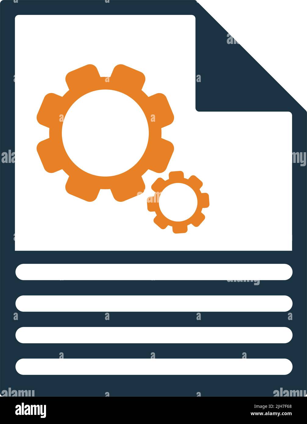 Document File Configuration Icon Vector Eps File Perfect Use For