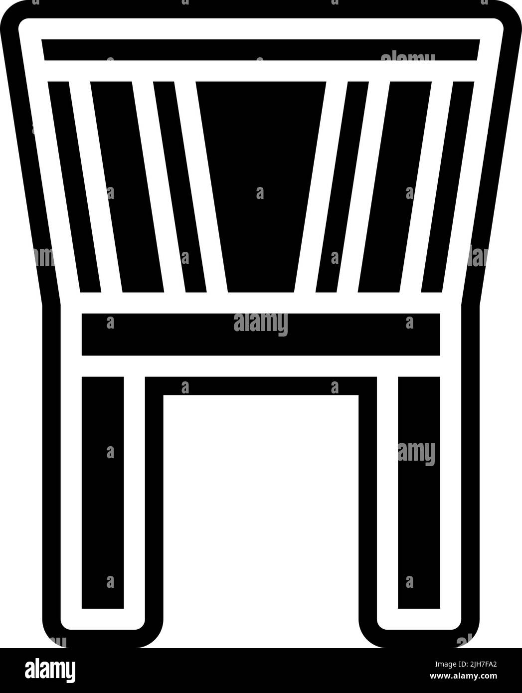 Chair side empty Stock Vector Images - Alamy
