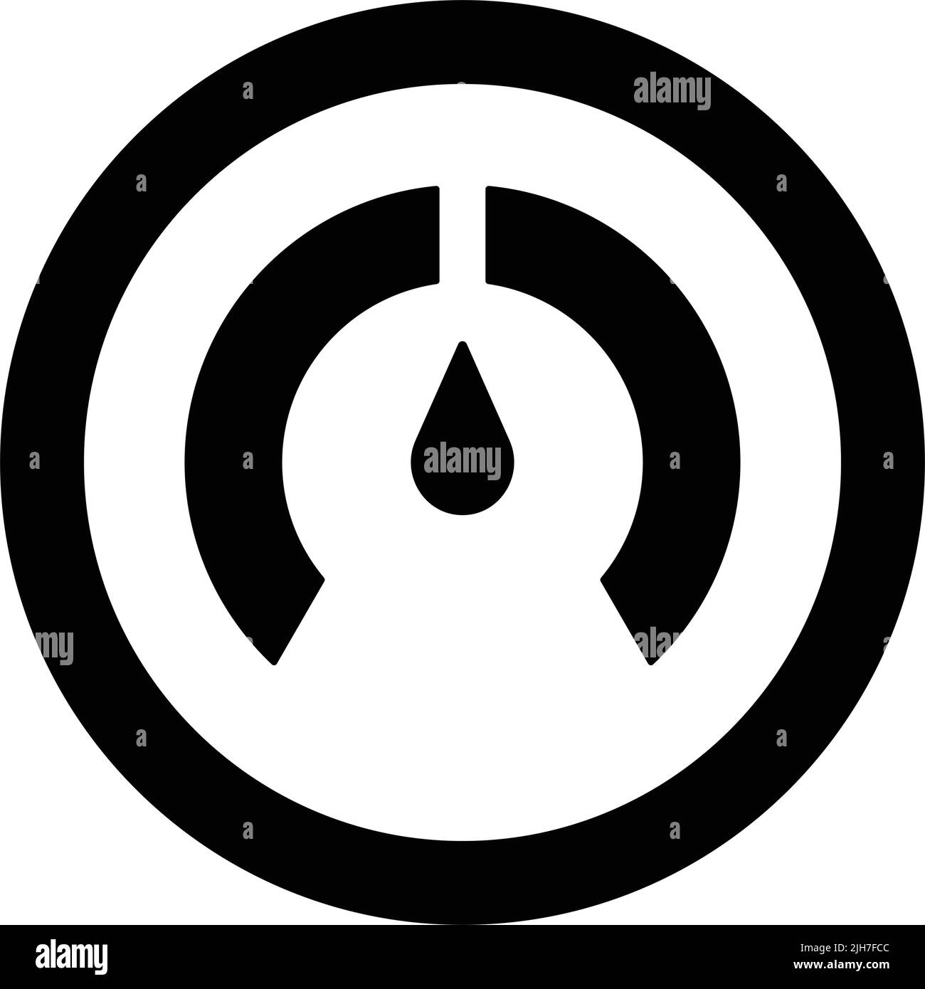 Control, temperature, thermostat icon - Simple editable vector EPS file ...