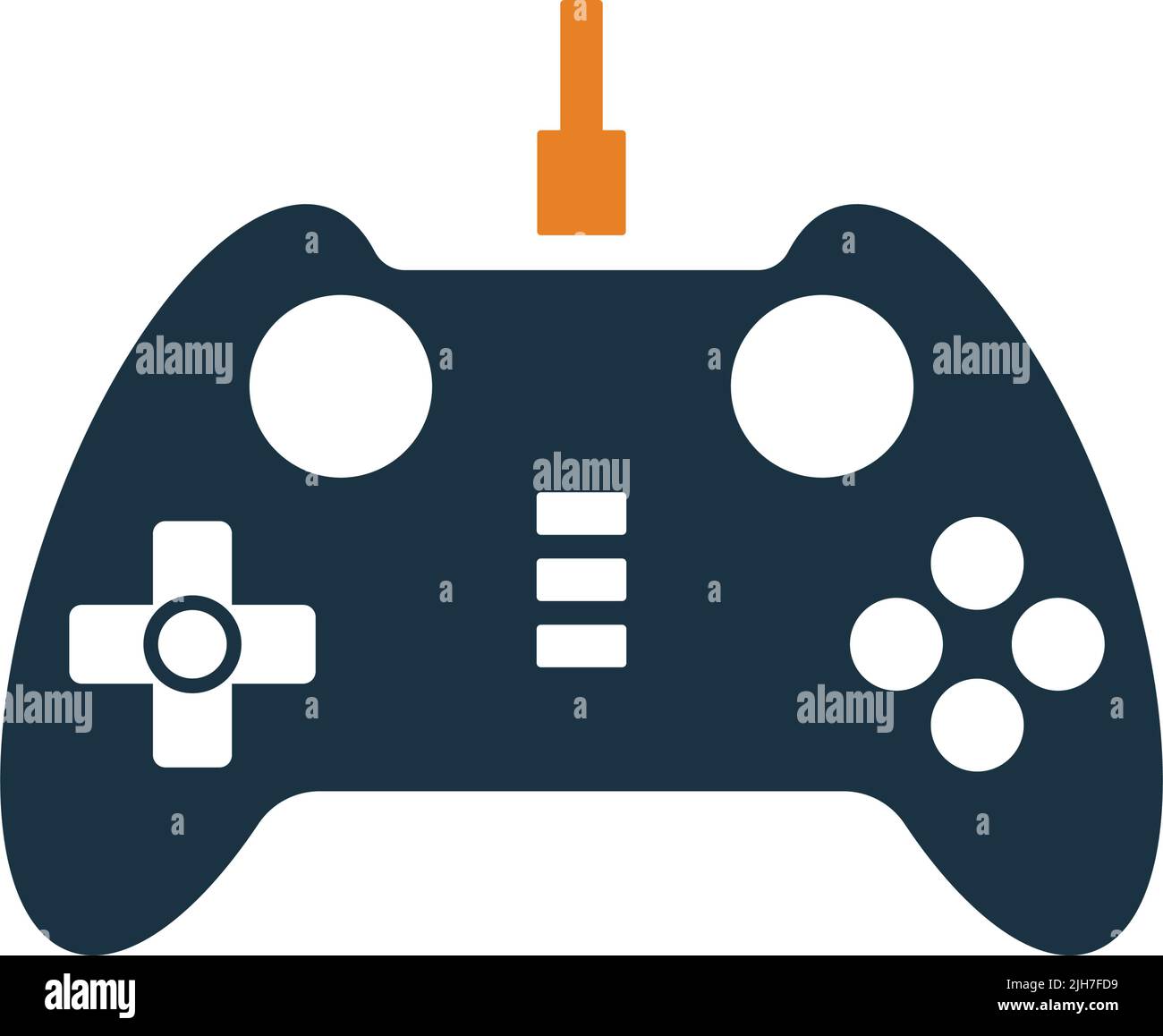Controller, gamepad, joypad icon - Simple editable vector EPS file Stock Vector Image & Art - Alamy