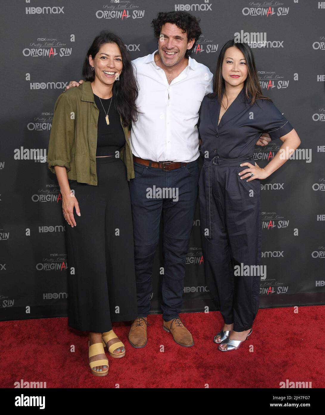 (L-R) Pia Barlow, Pato Spagnoletto and Sono Mitchell at the exclusive ...